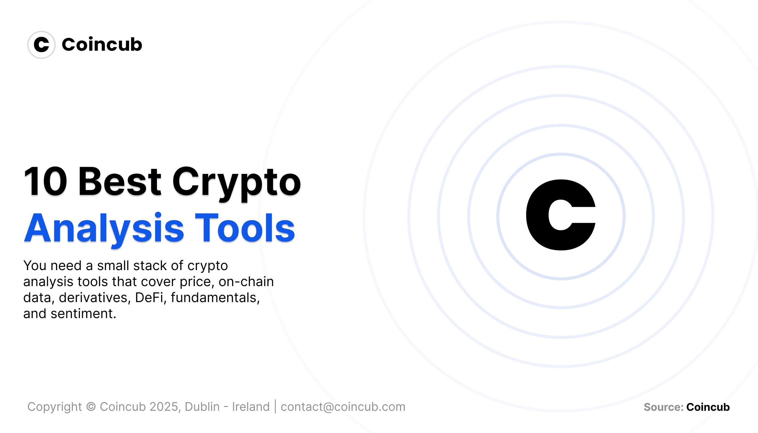 Charts, Chains, and Brain Cells: 10 Best Crypto Analysis Tools for 2026 | Coincub